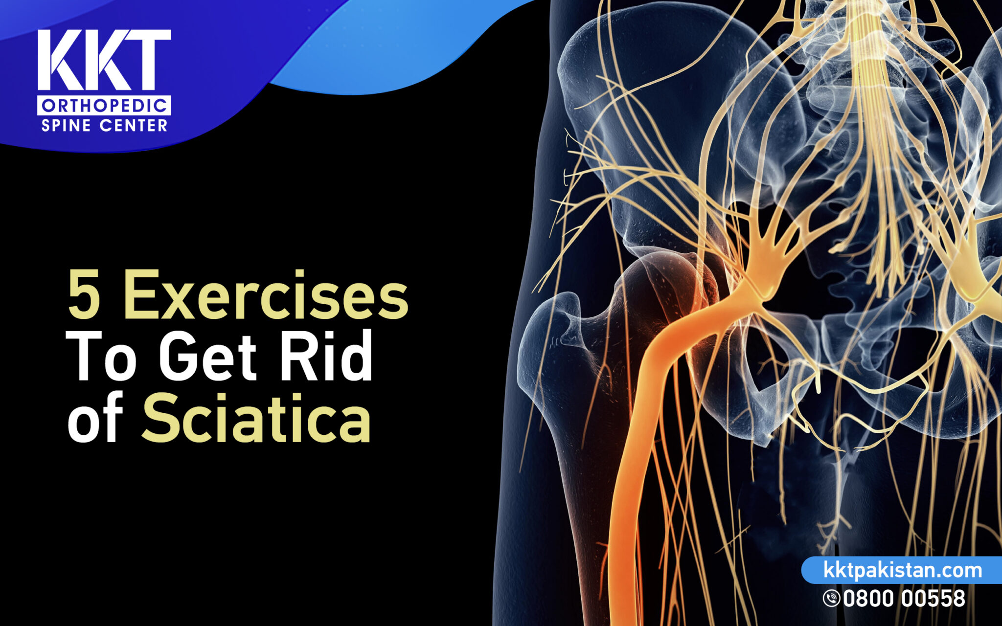 5 Exercises to get rid of sciatica