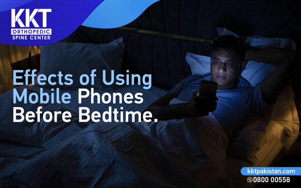 Effects of using phone at night.